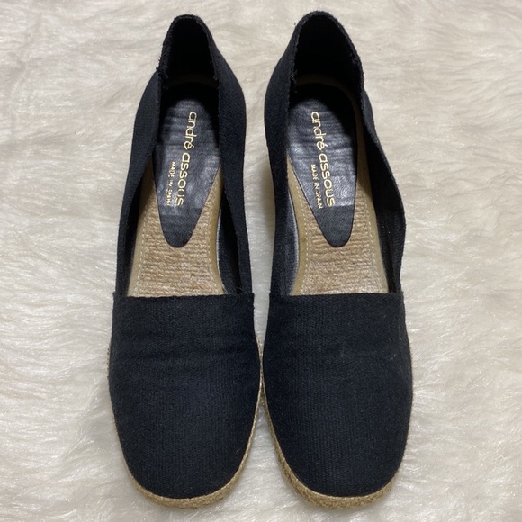 Andre Assous | Shoes | Andre Assous Closed Toe Espadrille Wedge | Poshmark